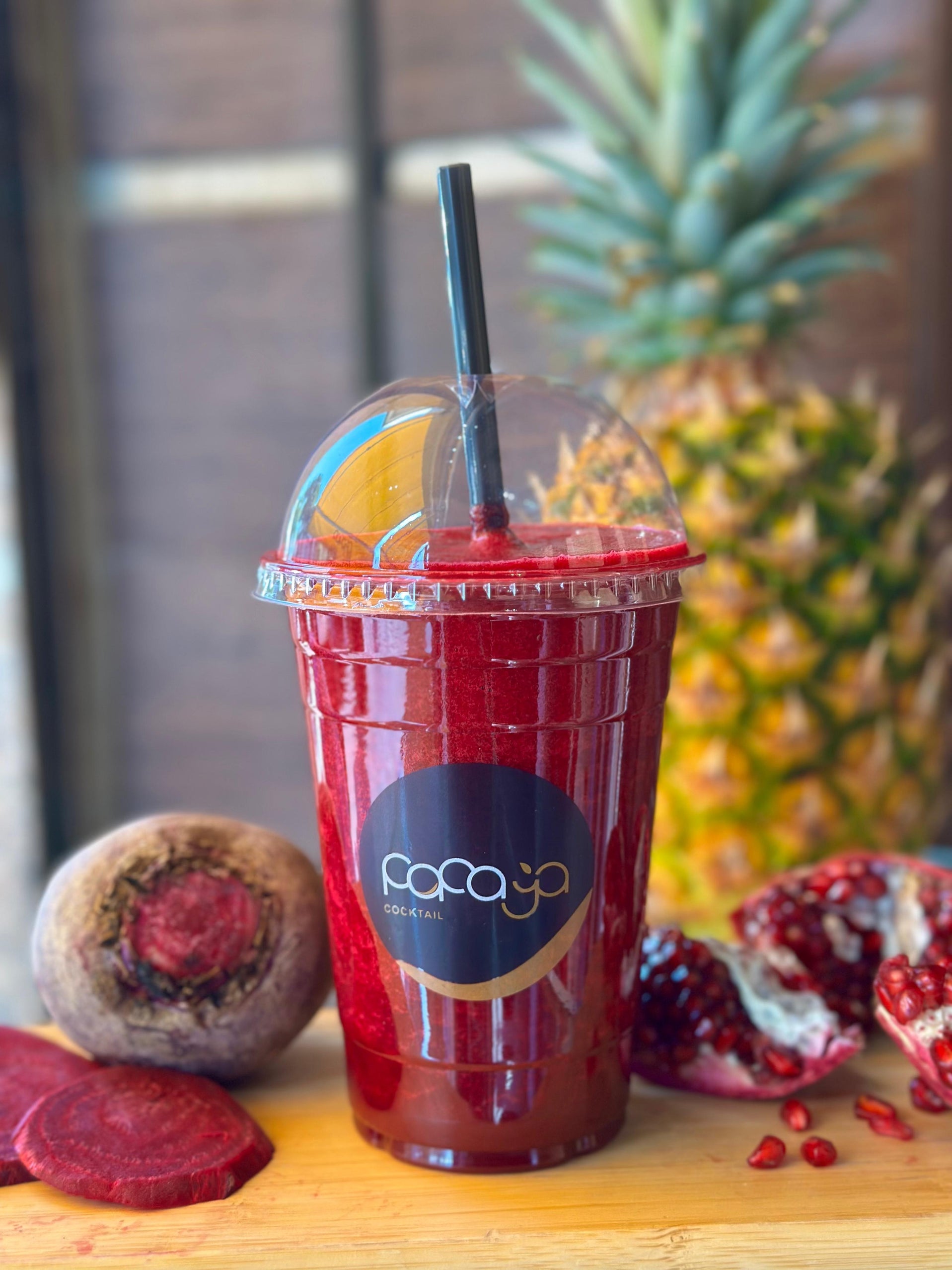 Beetroot Juice – Papaya Cocktail